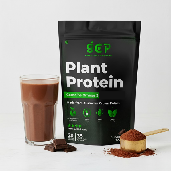 Chocolate Flavored Protein Powder - Plant-Based Protein – Green Choice ...